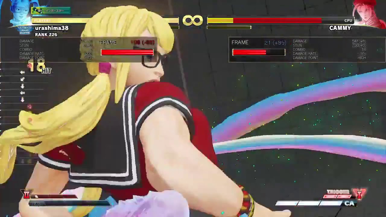 SFV - Rainbow Mika full combo VT2 - YouTube