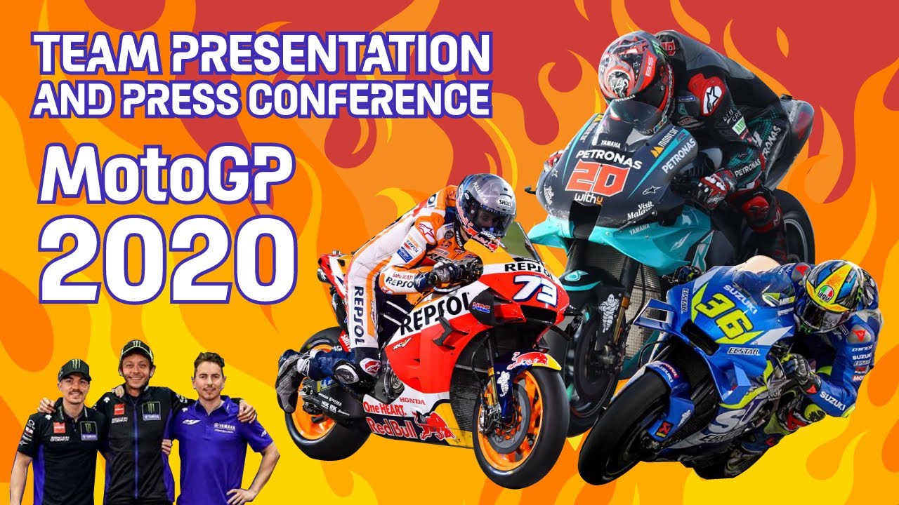 MOTOGP 2020 : TEAM PRESENTATION AND PRESS CONFERENCE - YouTube