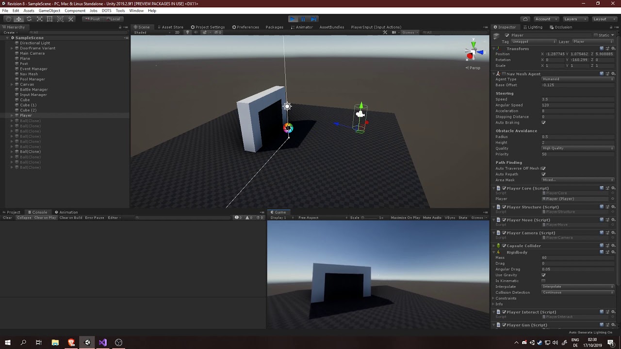 FPS NavMeshAgent Rigidbody Controller - YouTube