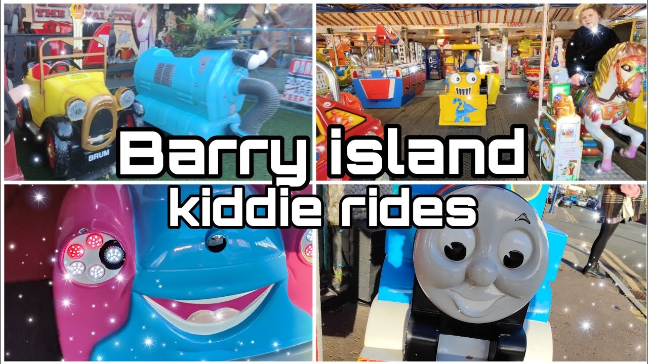 Barry island arcade games and kiddie rides - winter fun - YouTube