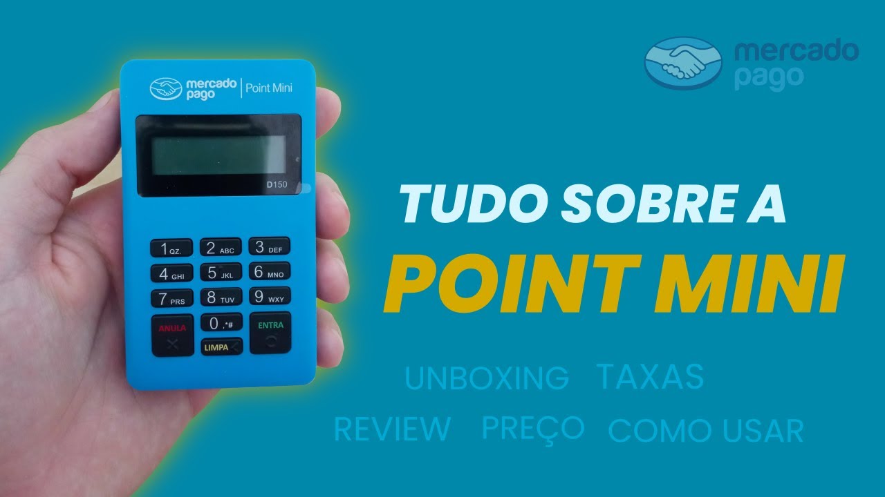 Tudo sobre a Point Mini (Unboxing/Review/Como usar/Taxas) - YouTube