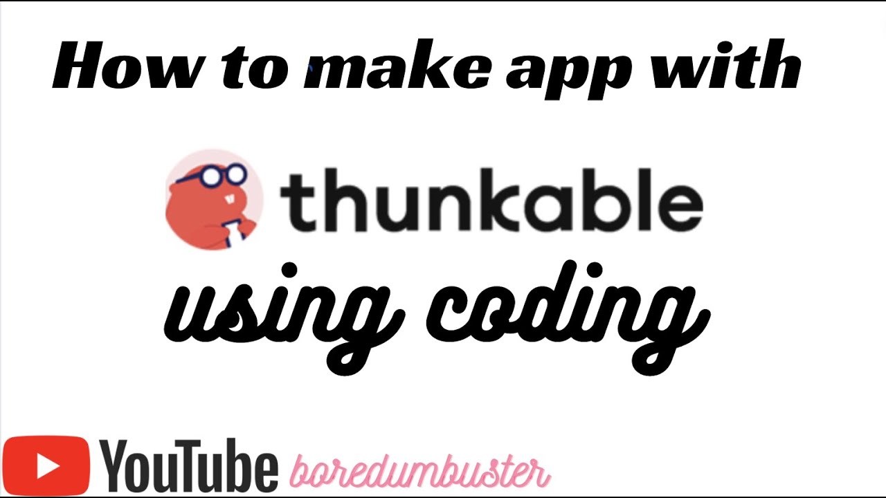 How To Make Game App On Thunkable YouTube How To Make Game App On Thunkable YouTube