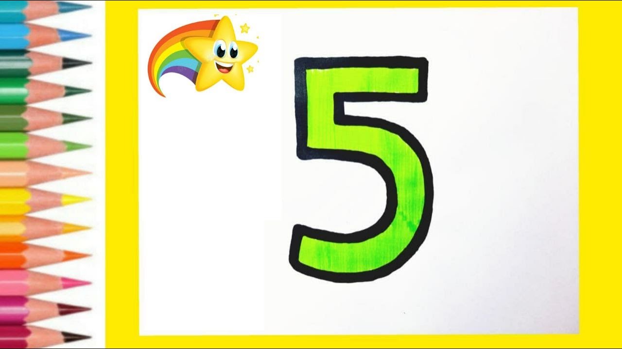 Learn to Draw Basic Numbers For Kids - YouTube