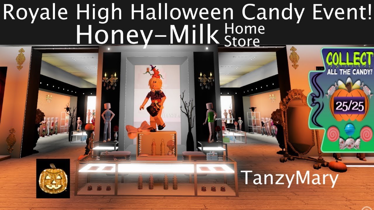 Honey-Milk Halloween Candy Event Royale High, Candy Locations - Easy to ...