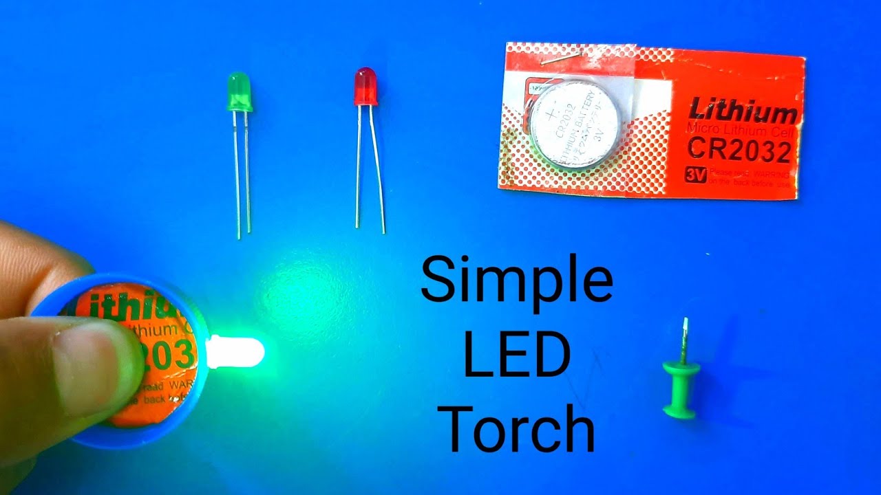 Simple LED torch - YouTube