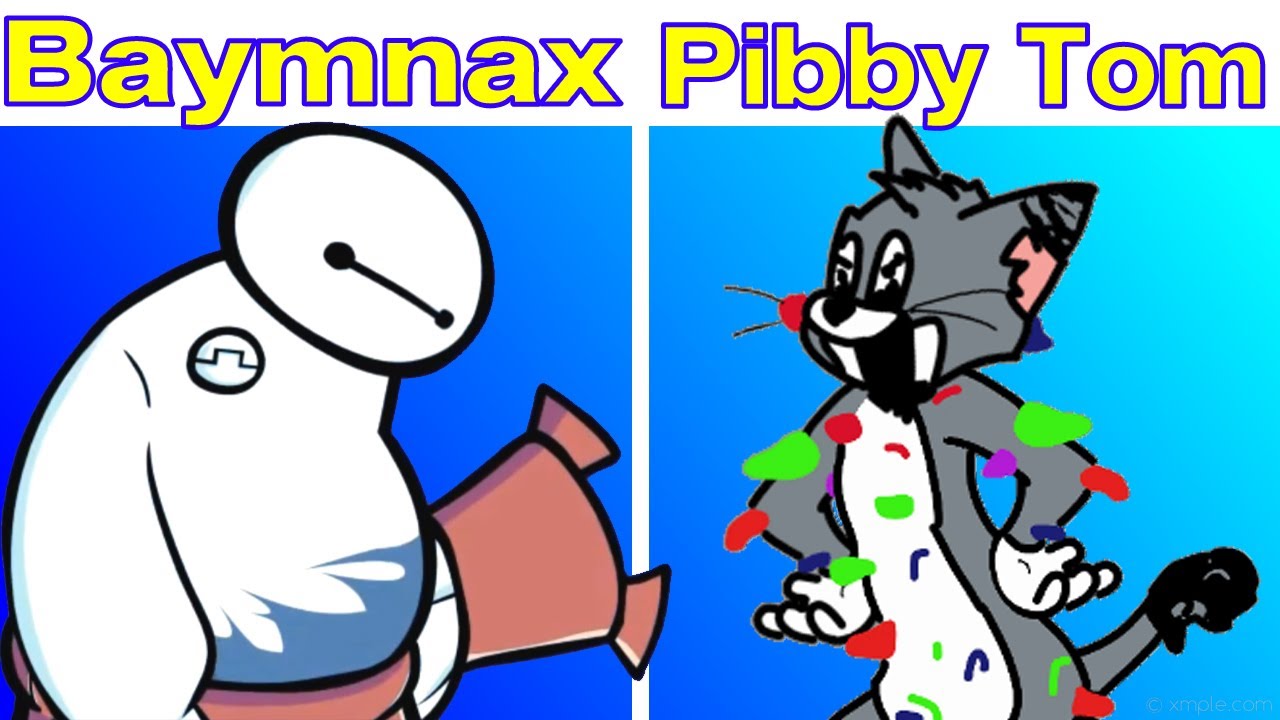 Friday Night Funkin' Pibby Corrupted Tom & Baymax Full Week (FNF Mod ...