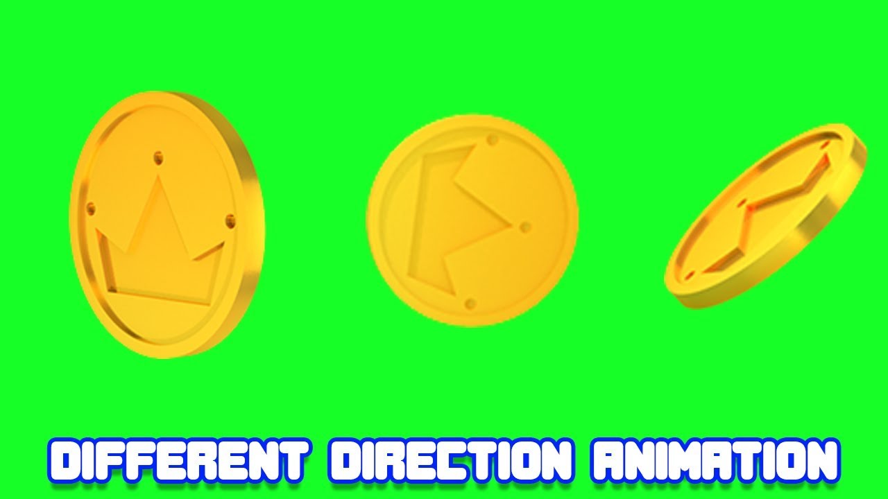 Green Screen Free Flipping Coin Animation - YouTube