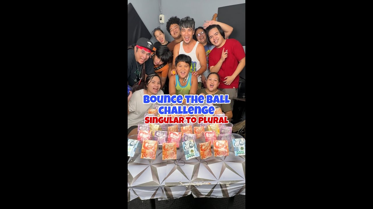 BOUNCE THE BALL CHALLENGE! SINGULAR TO PLURAL BY JUST LAFAM - YouTube