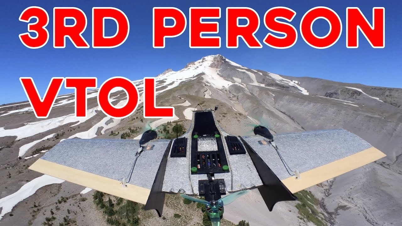 I Flew My VTOL Airplane to the top of a Mountain with a Wooden Stick ...