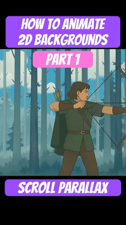 How to animate 2d Backgrounds | Part 1 - Scroll Parallaxing - YouTube