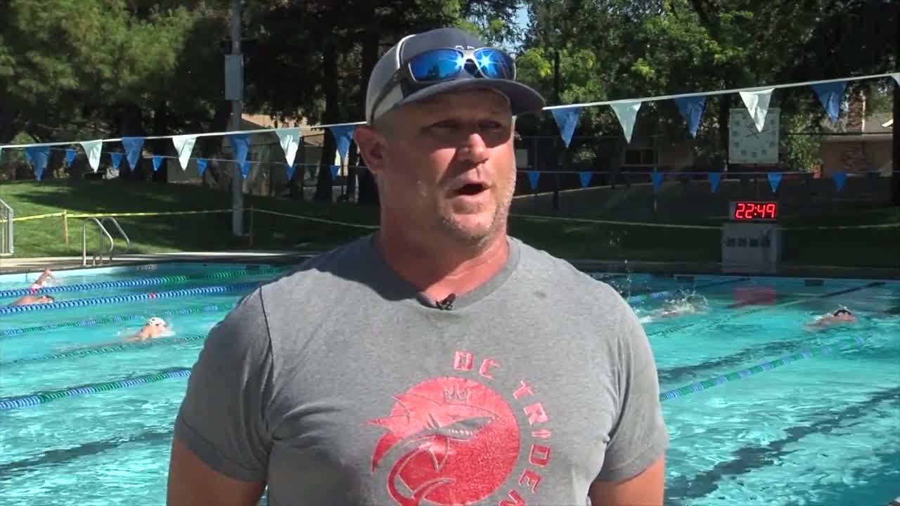 Youngest swimmer will now be in college for Olympic debut - YouTube