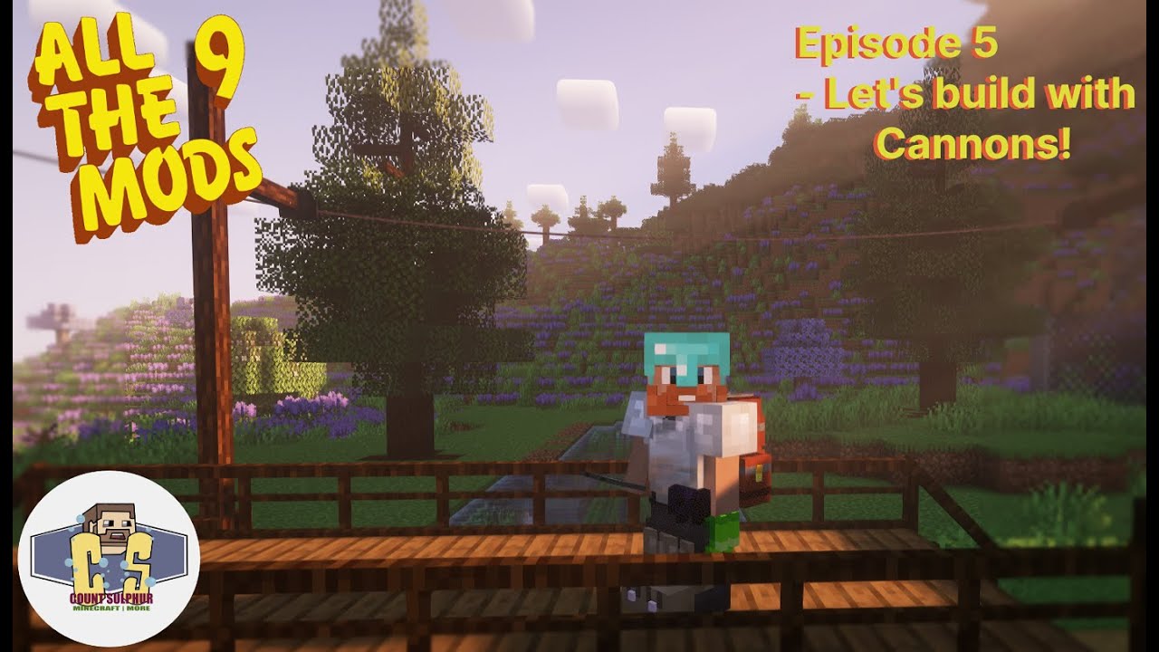 Minecraft All the Mods 9: Episode 5 - Let's Build with CANNONS! (and ...