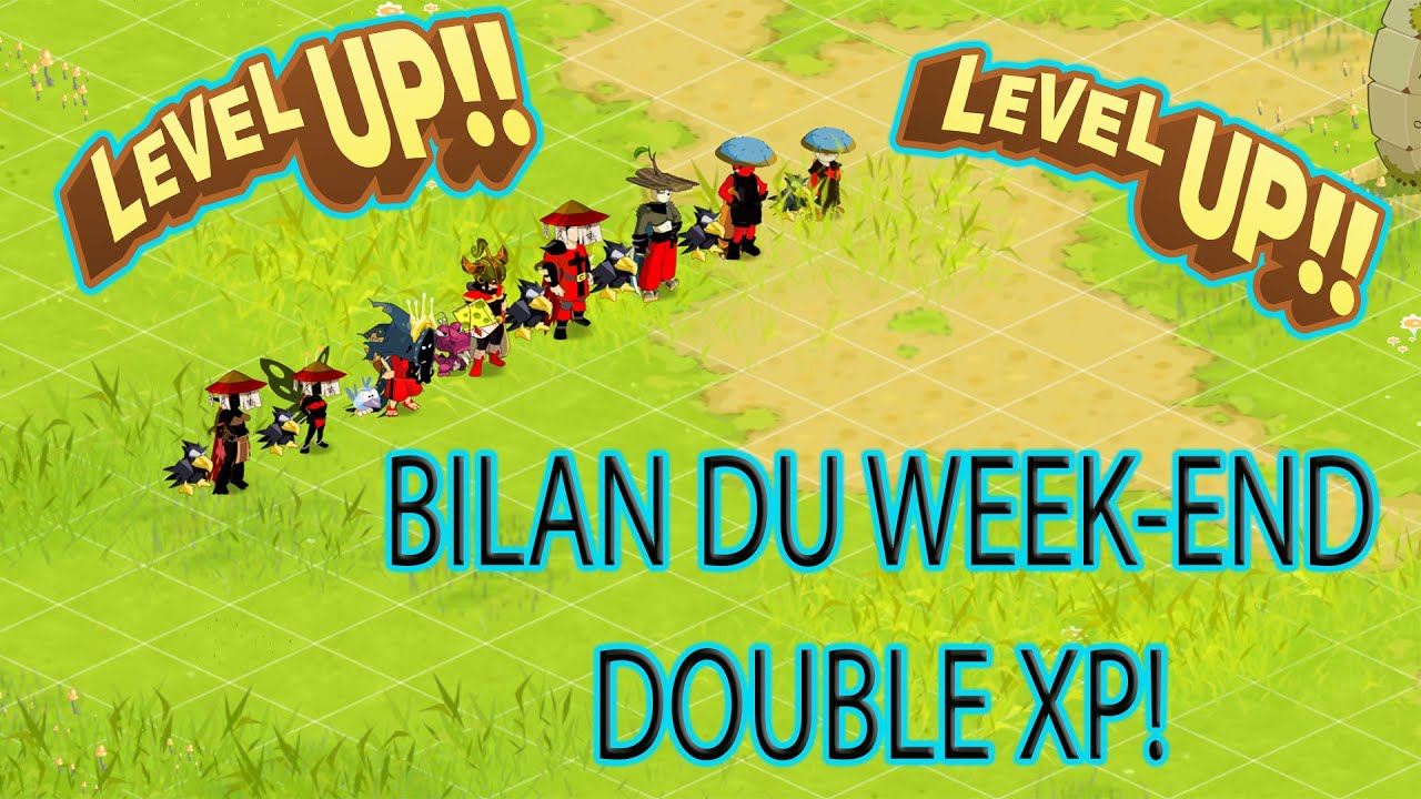 DOFUS RETRO: BILAN DU WEEK-END DOUBLE XP! - YouTube