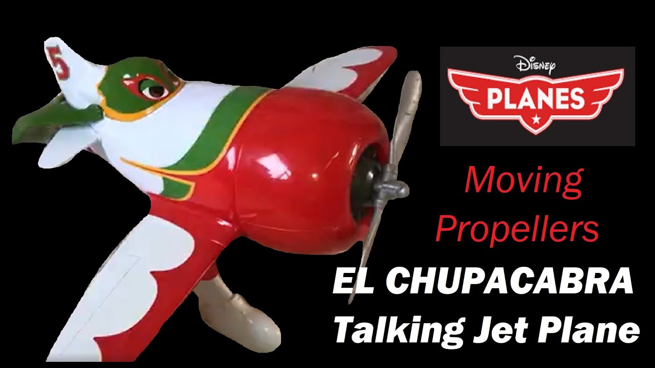 DISNEY PIXAR Planes EL CHUPACABRA Talking Jet Plane ACTION TOY With ...