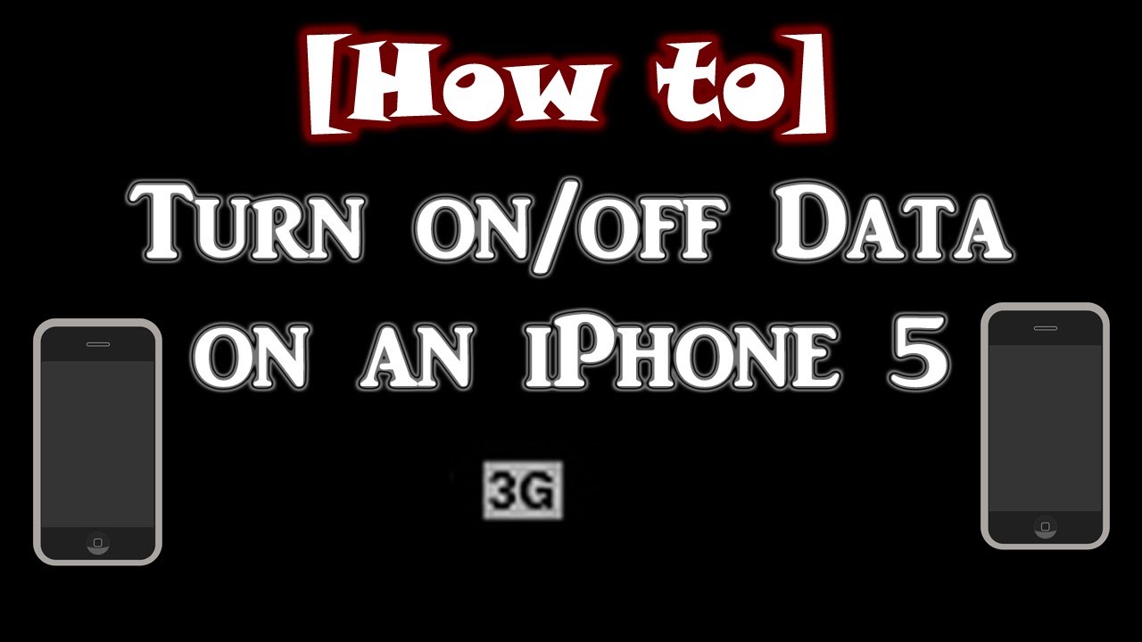 How To Turn off Data On An IPhone 4S 5 YouTube How To Turn off Data On An IPhone 4S 5 YouTube