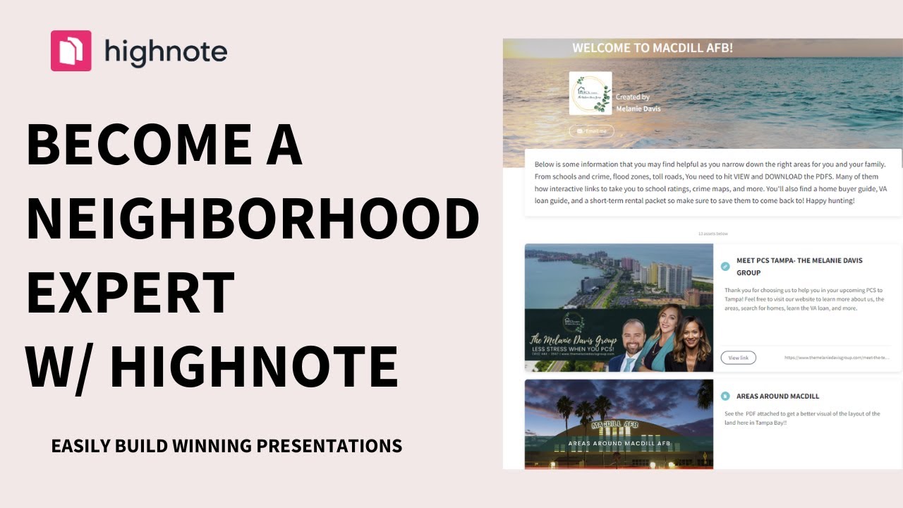 Become a Neighborhood Presentation Expert with Highnote - YouTube