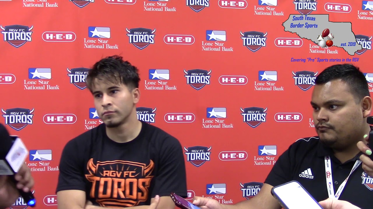 RGV FC Toros forward Kevin Rodriguez post game 7/6/19 - YouTube