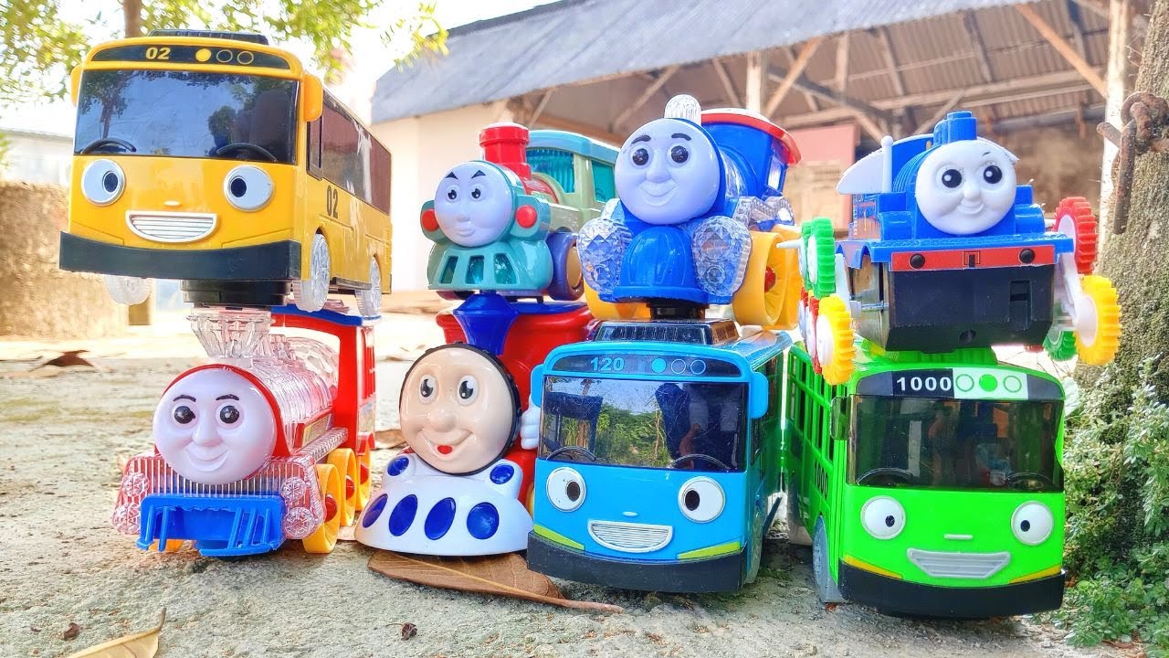Bertemu Teman Baru Kereta Thomas | Happy Trains | Thomas And Friends ...