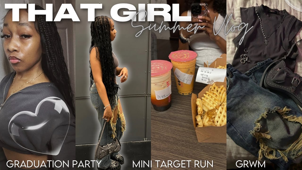 THAT GIRL summer vlog | spend the weekend with me, makeup, grwm, target ...