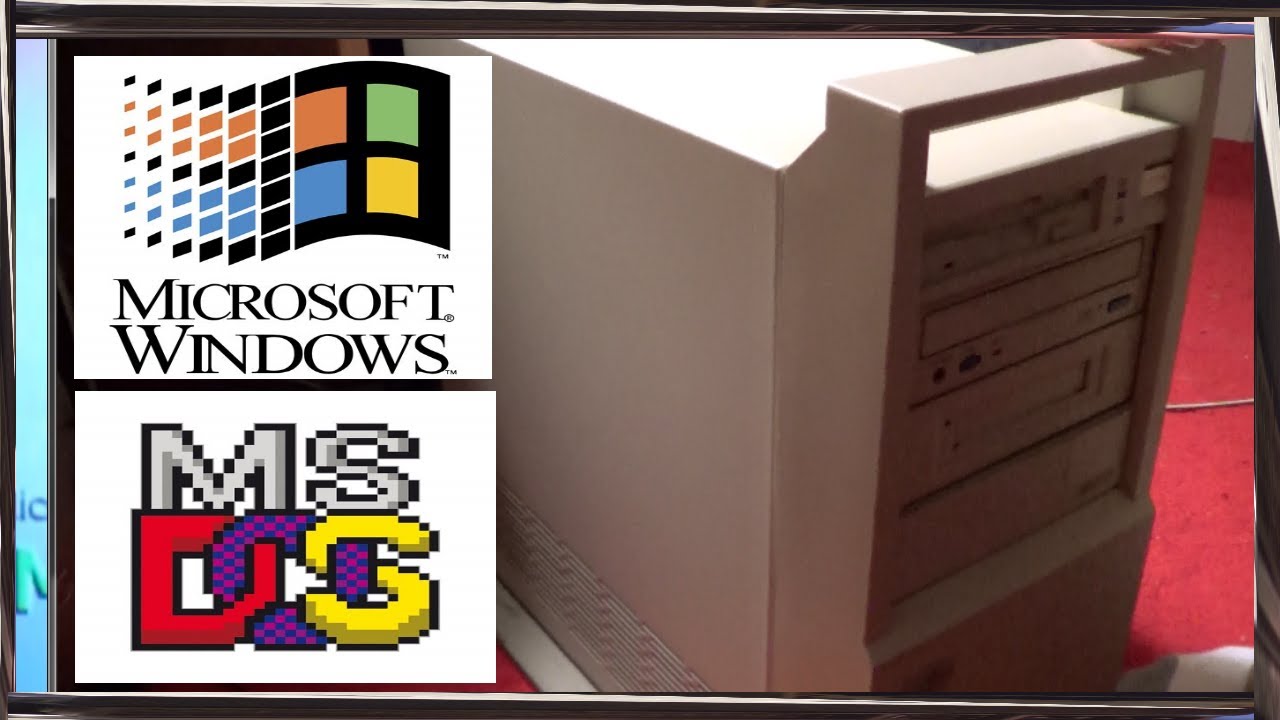 MS-DOS 7.10 and Windows 3.11a Adventure on a 486 IBM Tower | Computer ...