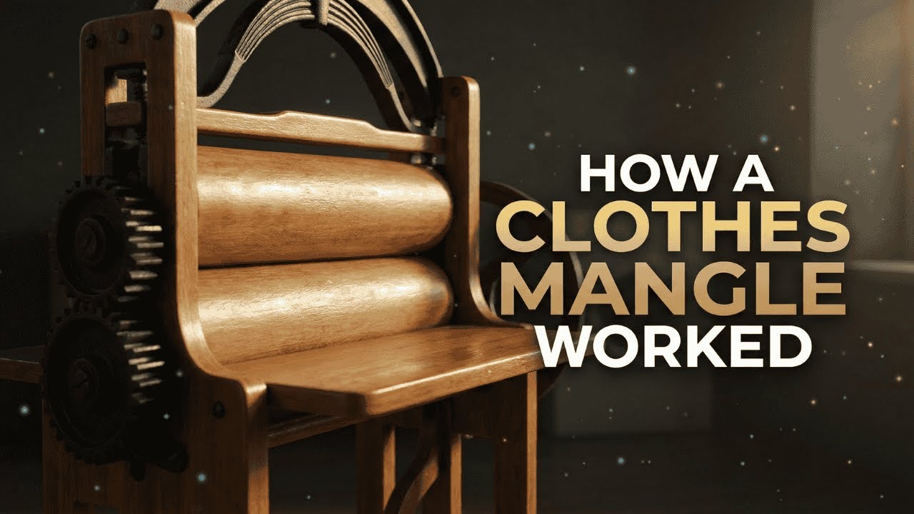 “How a Clothes Mangle Worked: The Old Laundry Machine Explained - YouTube