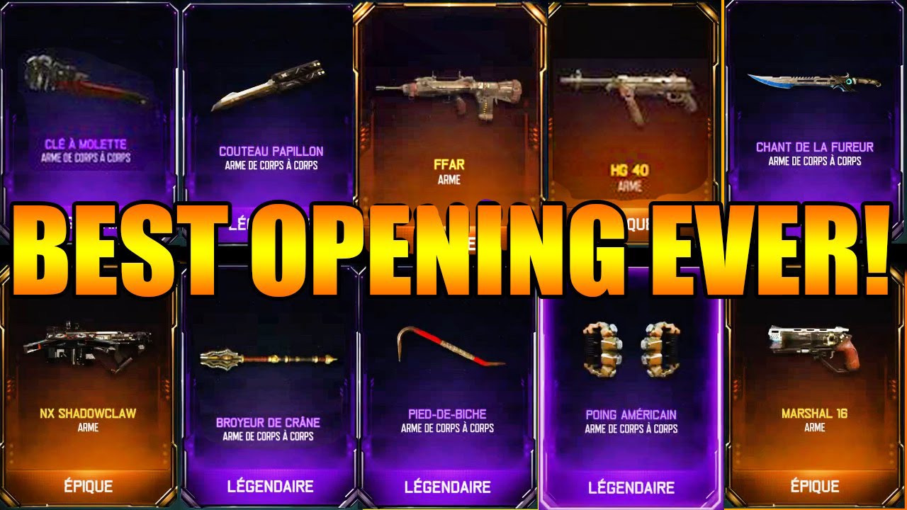 COD BO3 World Best "SUPPLY DROP OPENING" Ever? 8 ARMES!!! - YouTube