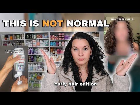 5 Things CURLY Hair Influencers Have Brainwashed Us Into Thinking Are Normal But Aren't