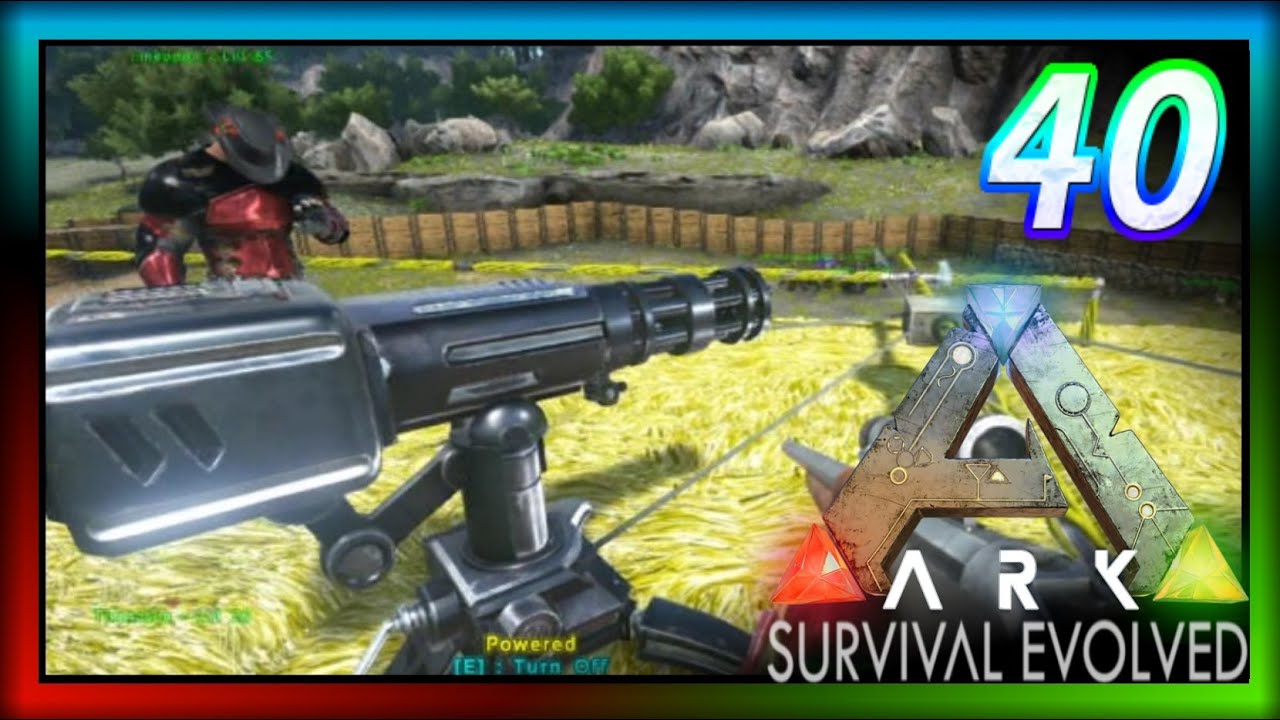 "Preparing for War" (ARK: Survival Evolved) #40: Automated Turret ...