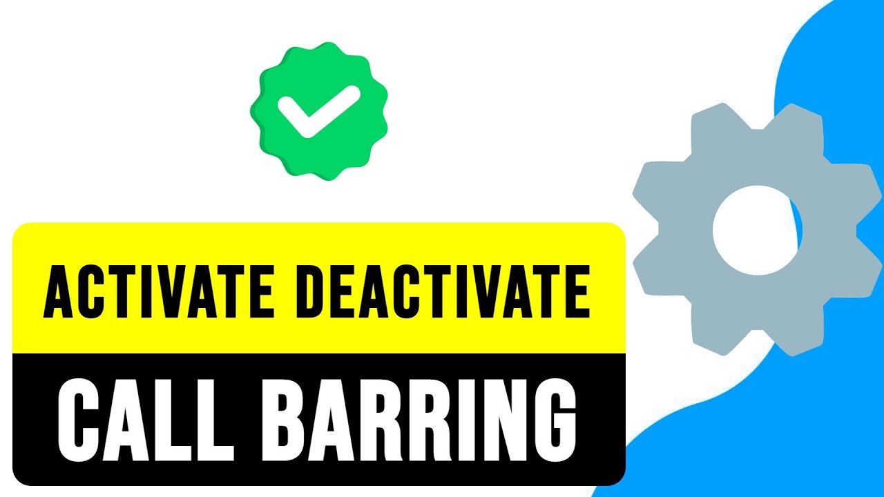 How to ACTIVATE or DEACTIVATE Call Barring 2025 | Manage Call Barring ...