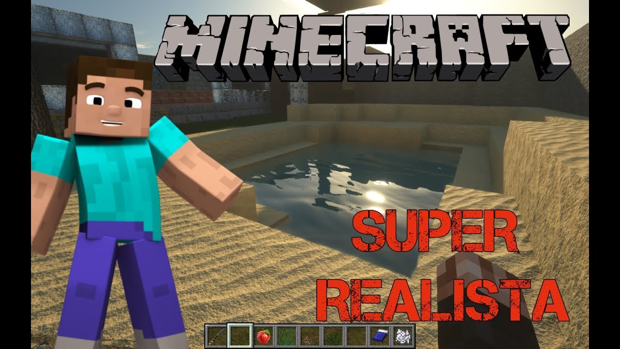 MINECRAFT SUPER REALISTA - SHADER & TEXTURA (SEUS + S&K PHOTO REALISM ...