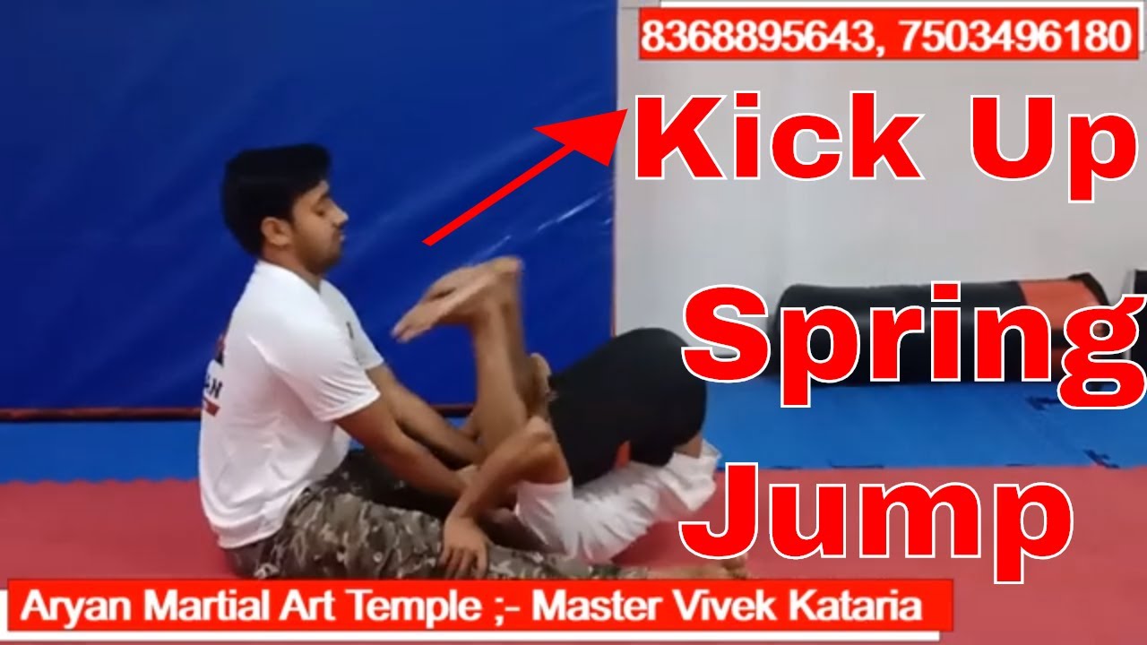 how to do kick up || how to kick up and spring jump najafgarh - YouTube