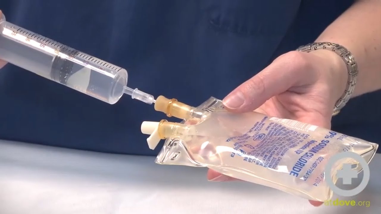 Constant Rate Infusion Preparation - YouTube