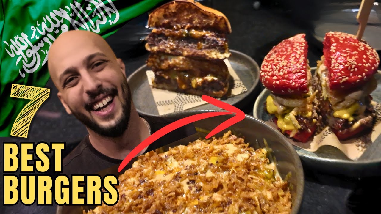 Eating The BEST BURGERS In Riyadh | 7 Must Try Burgers In Saudi 🇸🇦 ...