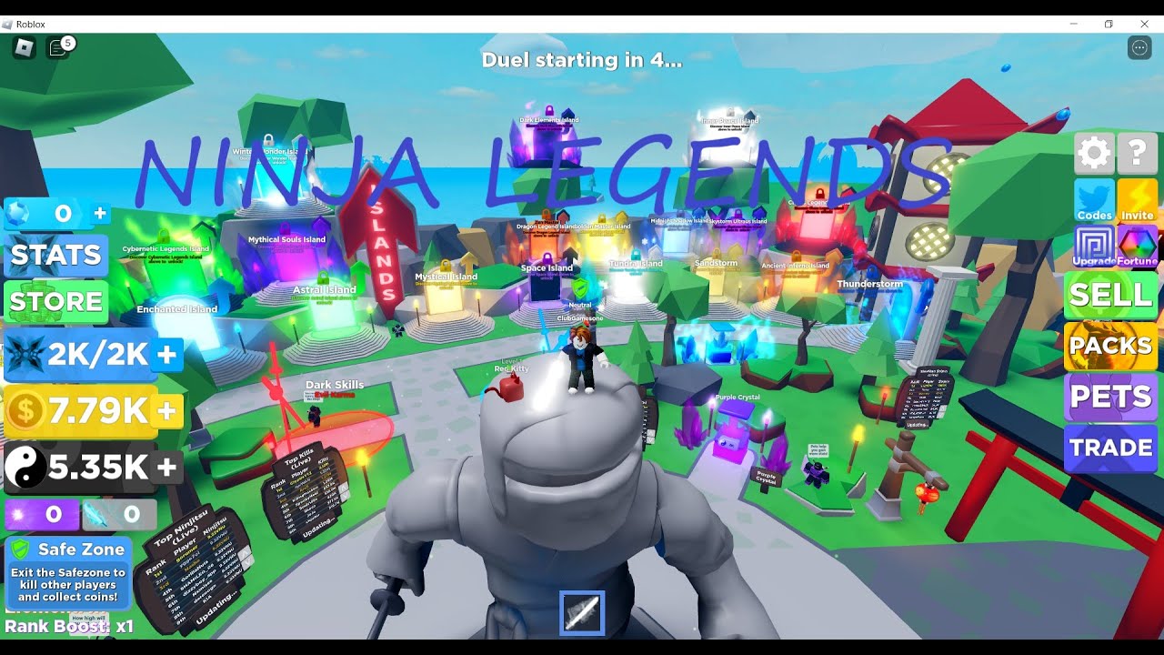 Ninja Legends/Roblox 1Серия - YouTube