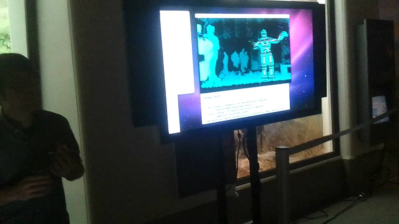 Kinect tech at academy of science - YouTube