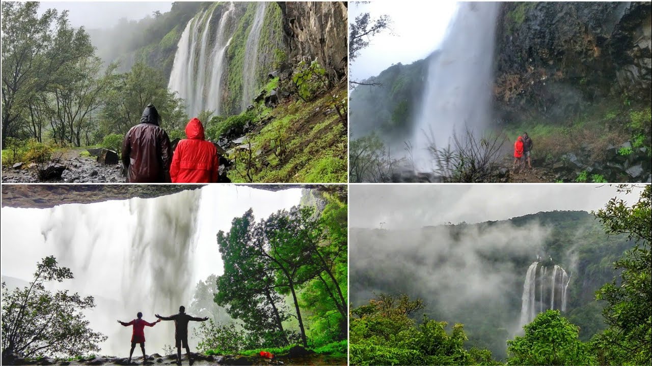 गिरीचे मस्तकी गंगा|गुहेवरून कोसळणारा BABA WATERFALL - YouTube
