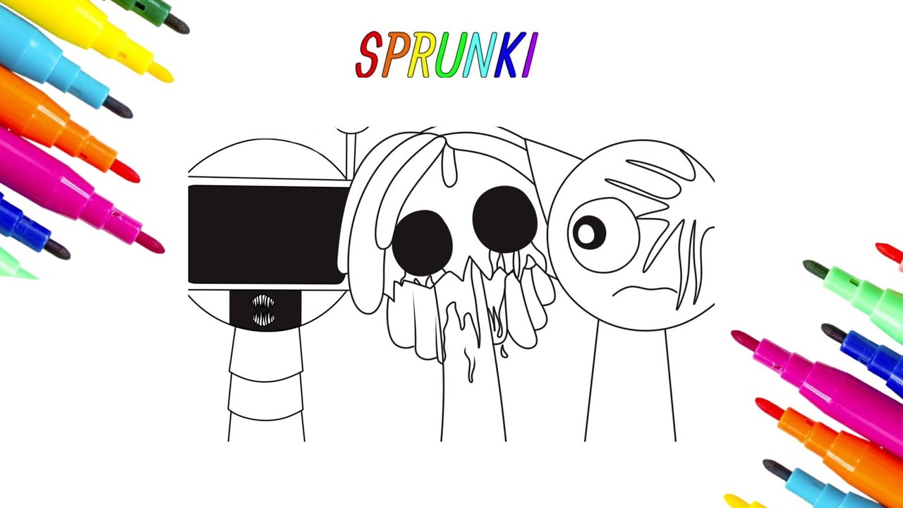 Sprunki New Big Coloring Pages / How to Color All Original Sprunki ...