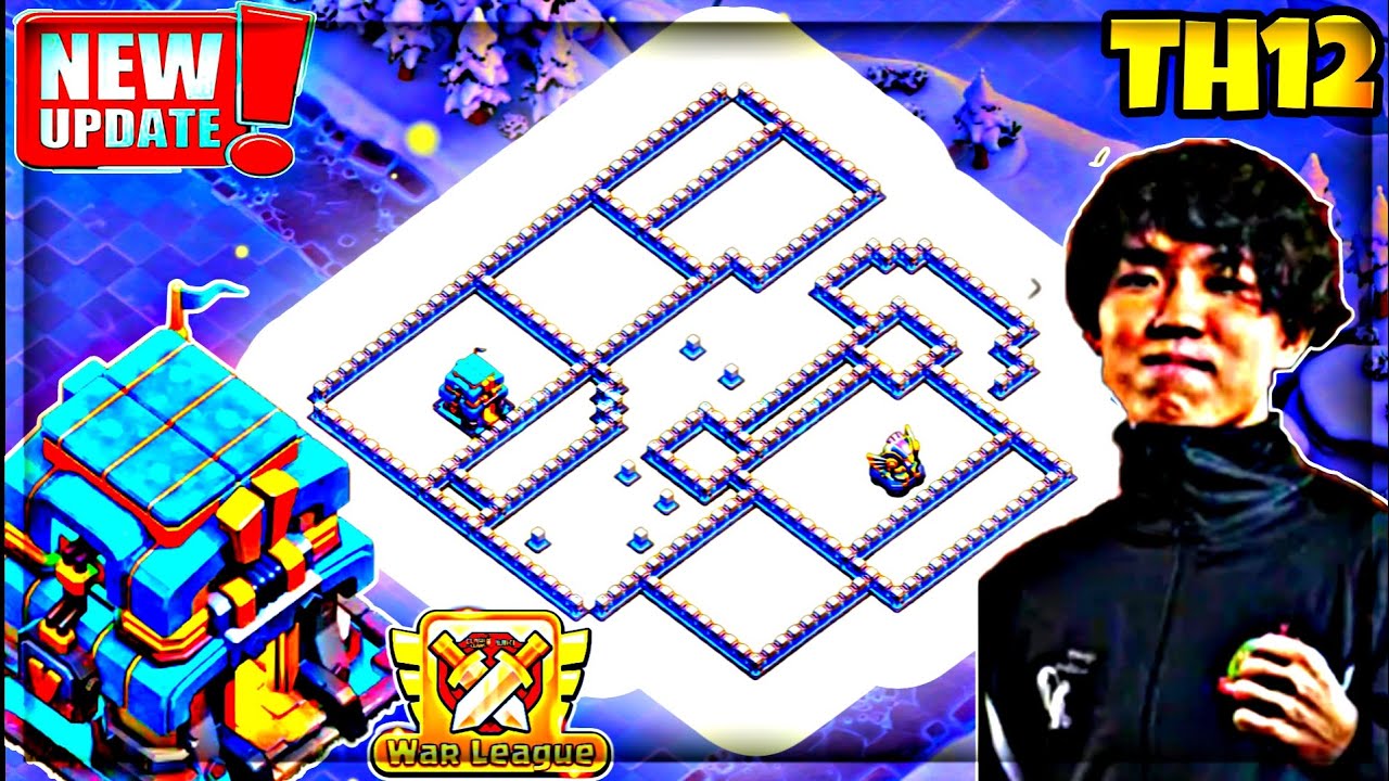 New War Base Th12 2024 | Unbeatable Th12 War/Hybrid Base Link |Th12 ...