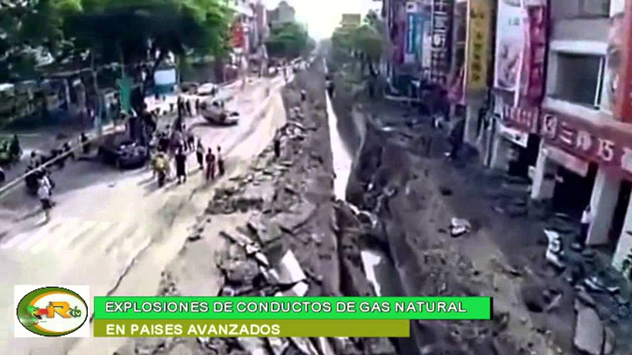 EXPLOSIONES DE CONDUCTOS DE GAS NATURAL - YouTube
