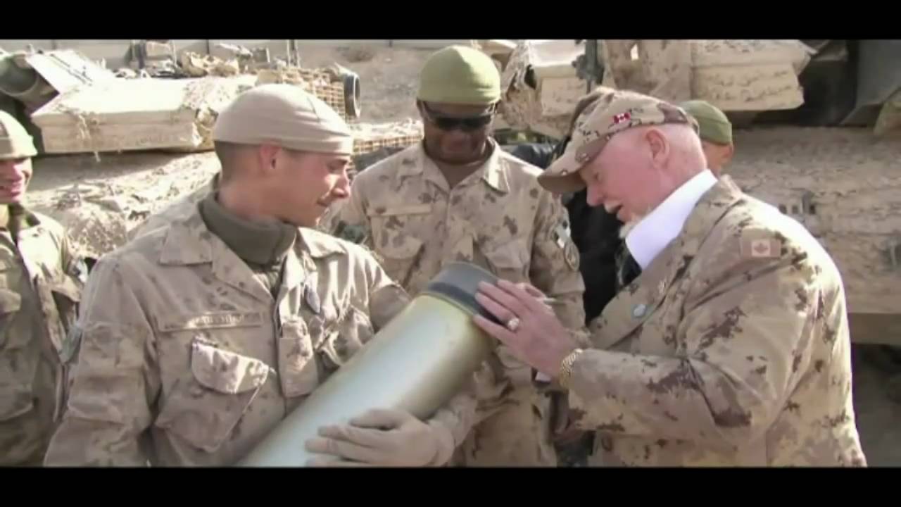 Don Cherry Signing Bombs On Christmas Day In Afghanistan - YouTube