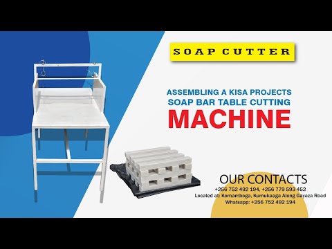 ASSEMBLING AN AMILUS TREATED KISA PROJECTS SOAP BAR TABLE CUTTING ...