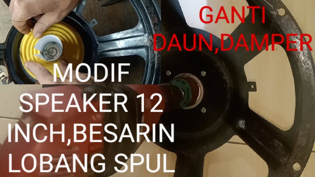 CARA MODIF SPEAKER BIASA JADI SUBWOOFER - YouTube