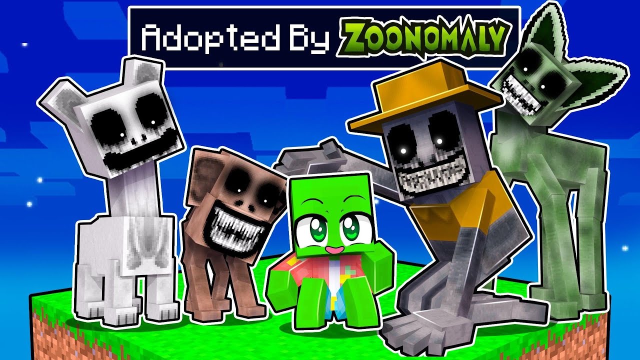 Adopted by ZOONOMALY FAMILY in Minecraft! - YouTube