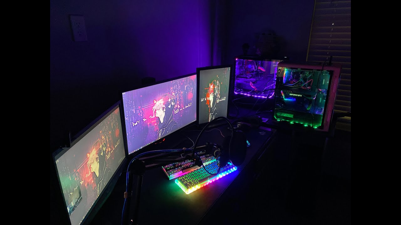 Easy dual pc setup 1 mic & headset no mixer/voicemeeter - YouTube