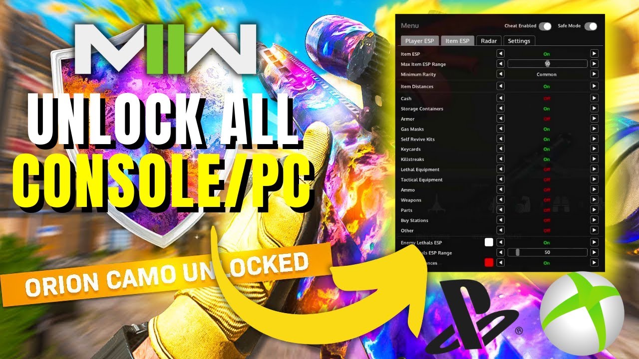 MW2/WZ2 Unlock All Tool / Force Save + Console Camo Services SAFE *UNDETECTABLE* %100 - YouTube