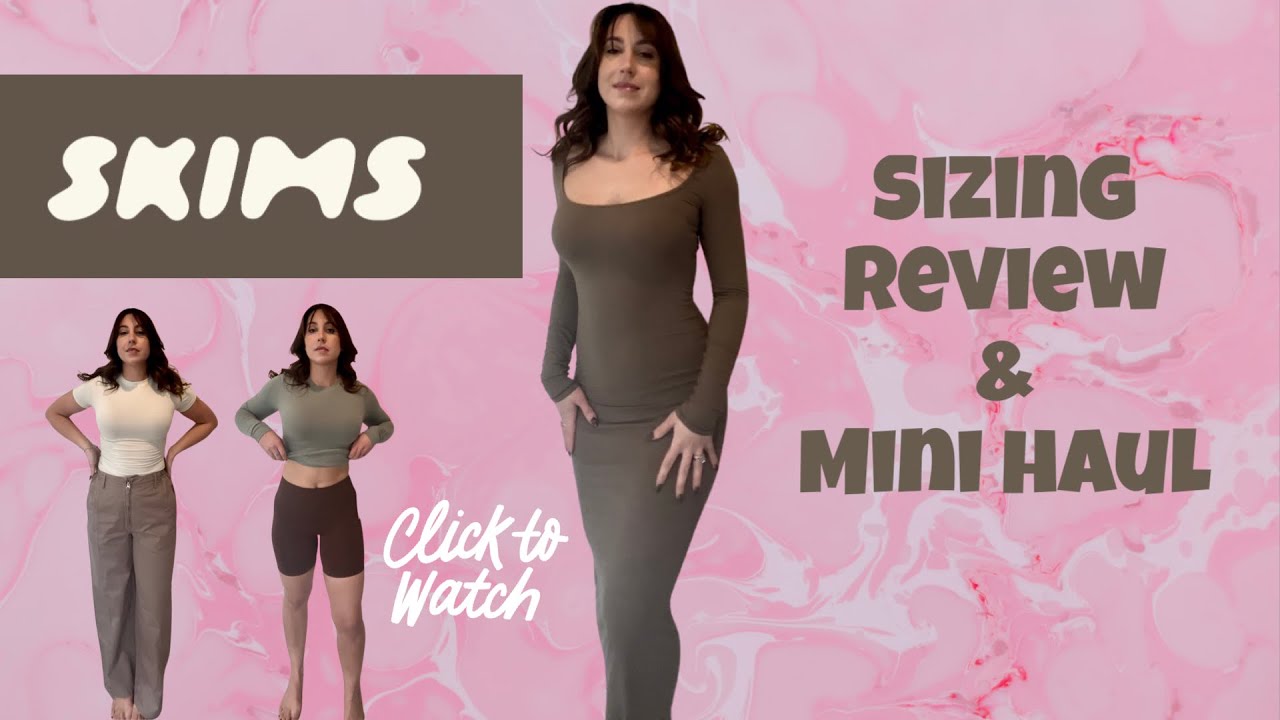 SKIMS sizing review | Skims mini haul | Jessica Quick - YouTube