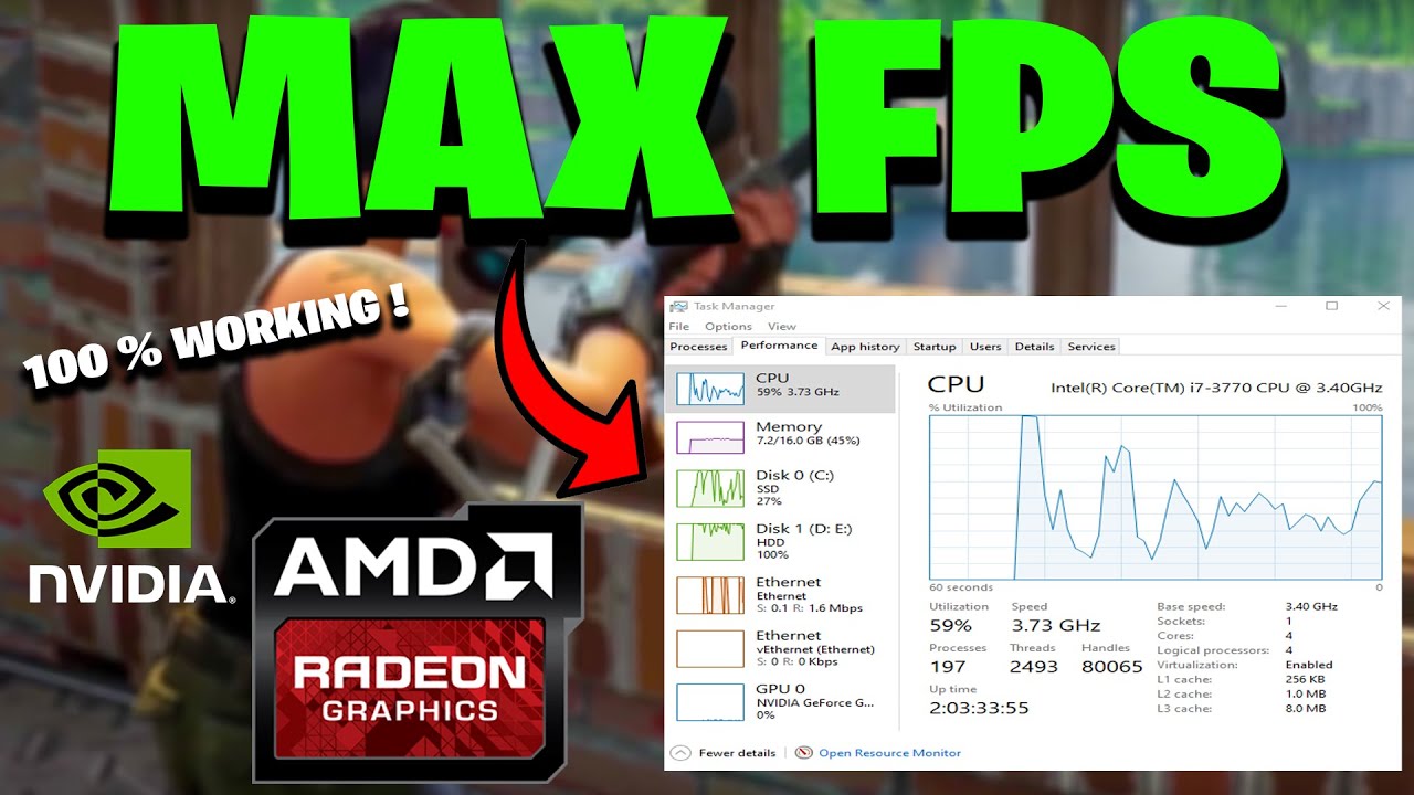 How to GET MAX FPS & Performance In Fortnite Chapter 4! (Fix FPS Drops ...