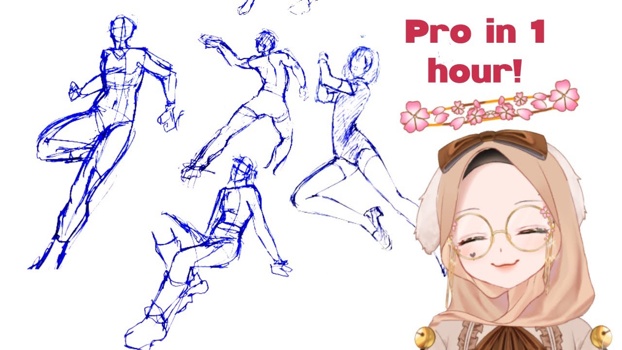 HOW TO DRAW DIFFICULT POSE - Tutorial Cara Menggambar Pose Sulit - YouTube