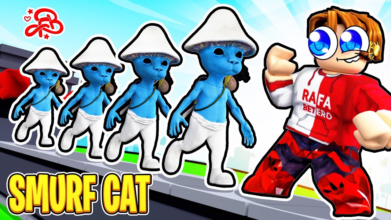 Construí à FÁBRICA de Smurf Cat no Roblox | Smurf Cat Tycoon - YouTube