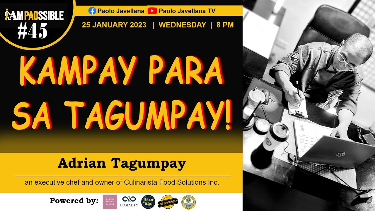 Kampay Para Sa Tagumpay with Adrian Tagumpay | I am Paossible #45 - YouTube